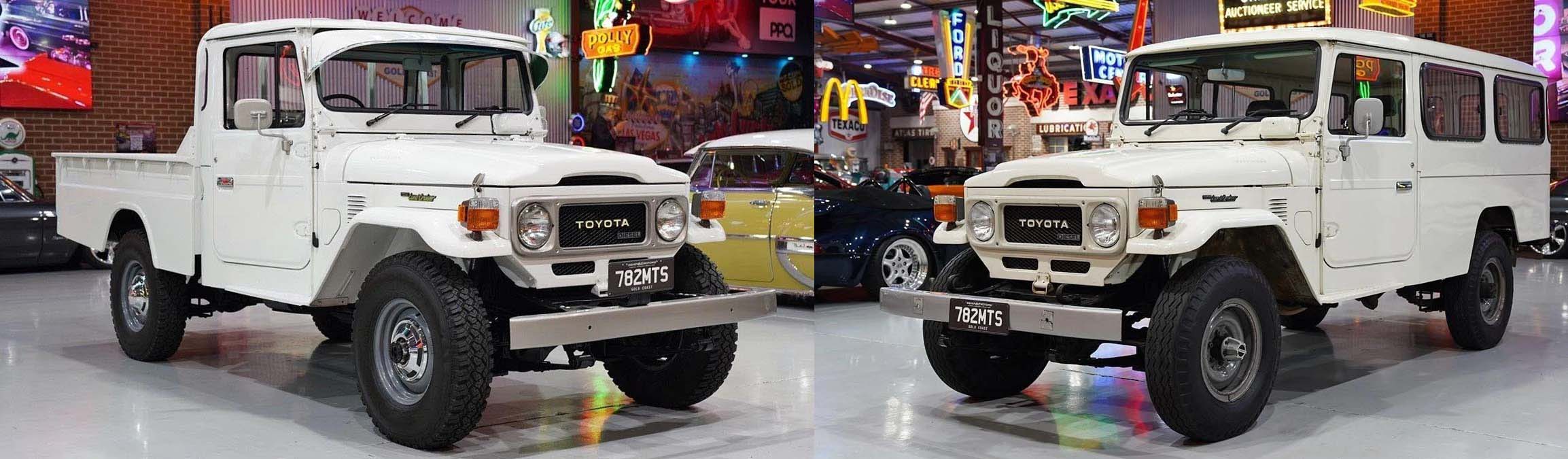 CLASSIC LANDCRUISERS ON OFFER AT SEVEN82MOTORS AUCTION - JUST 4X4S